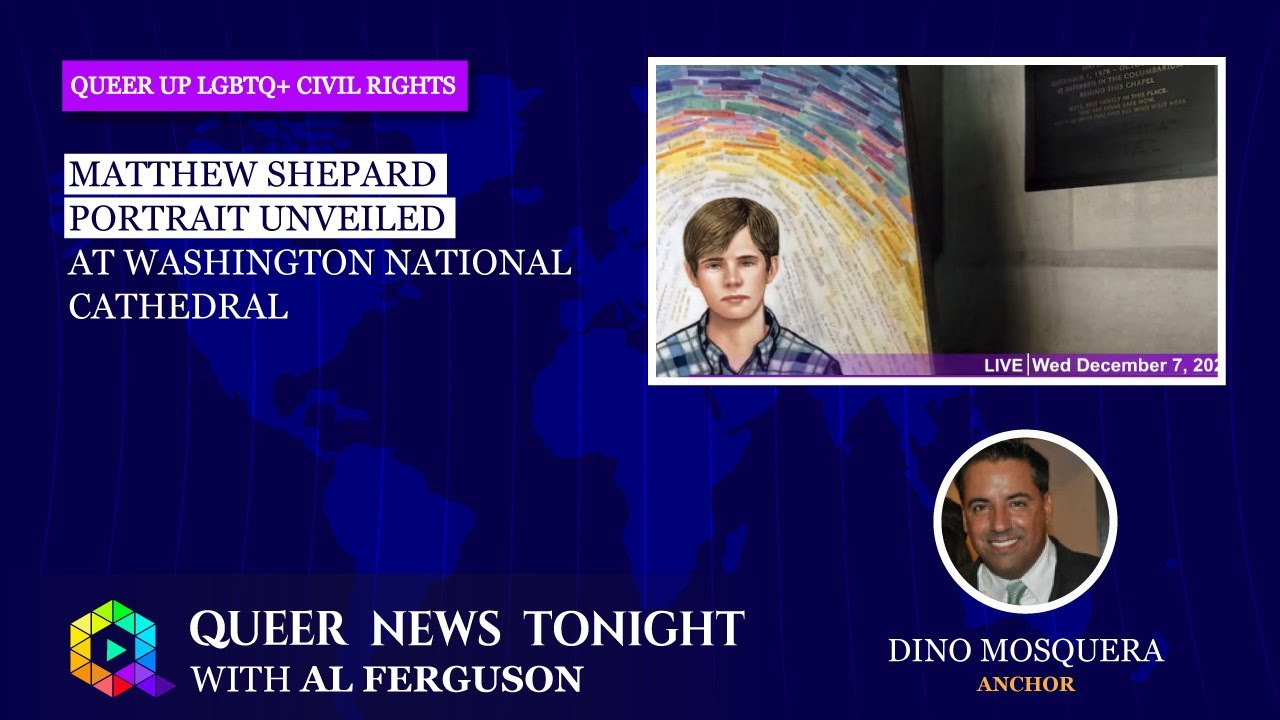 Matthew Shepard Portrait Unveiled at Washington National Cathedral ...