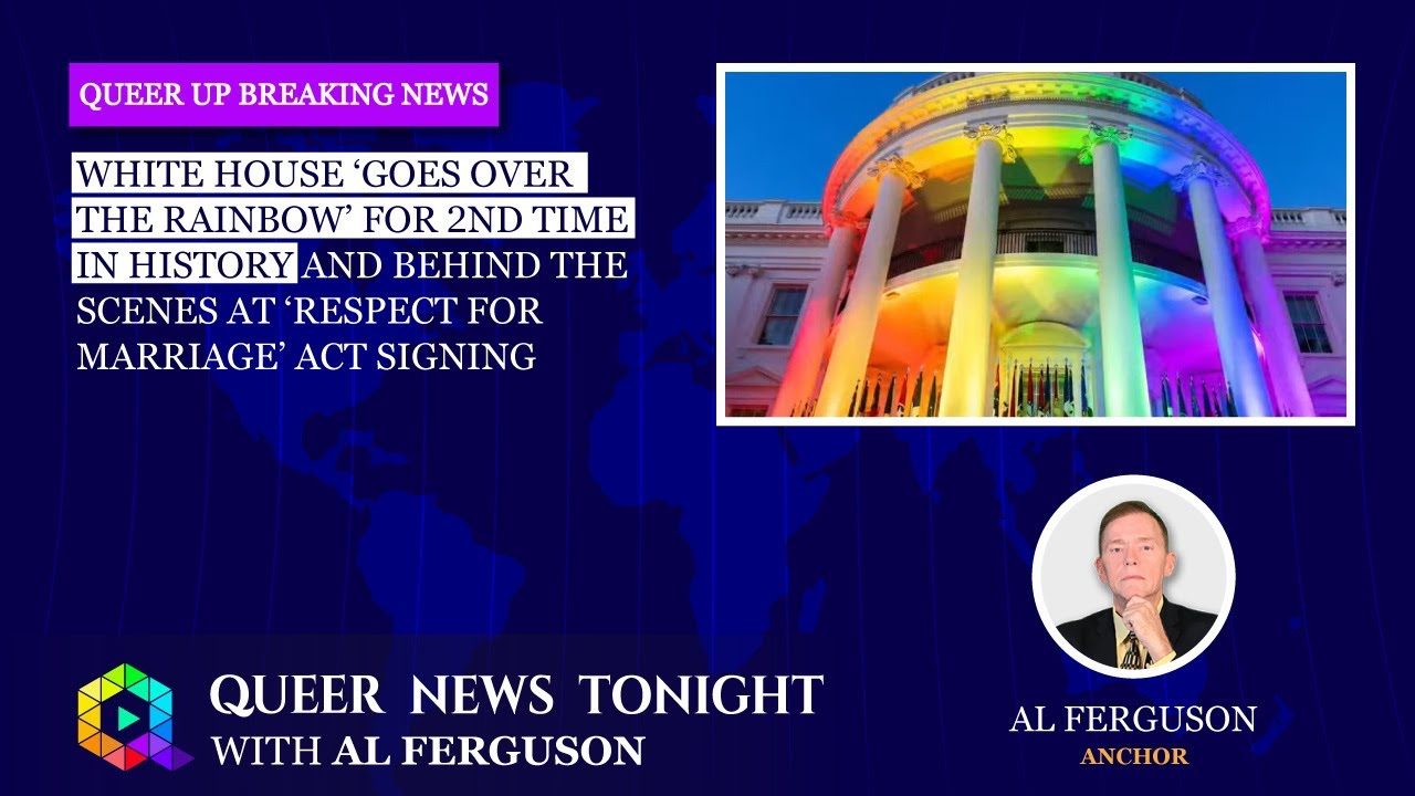 White House Lights Up in Rainbow Colors After Respect for Marriage Act ...