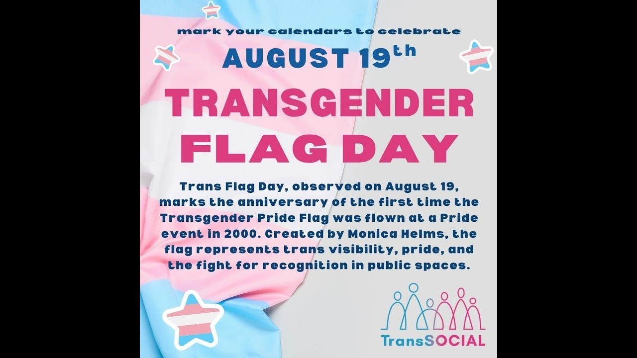 TransSOCIAL Celebrates Trans Flag Day, August 19 | Hotspots Magazine